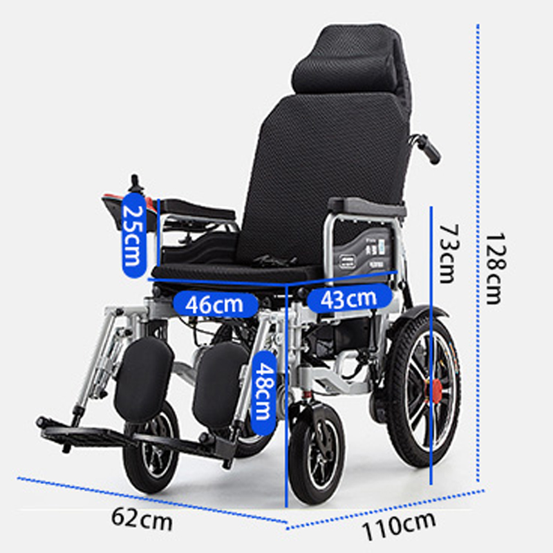 Lightweight battery walker wheel electric wheelchair